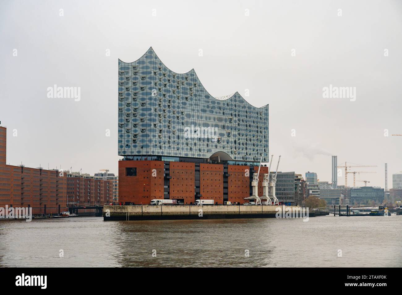 Hamburg, Germany - December 3, 2023: The Elbphilharmonie concert hall ...