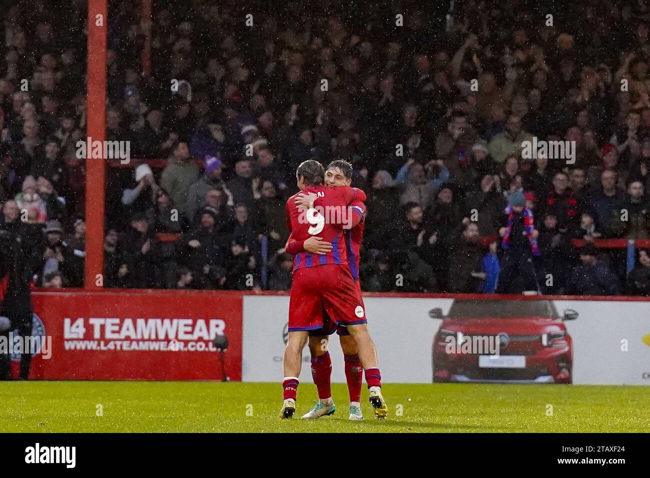 Aldershot, UK. 03rd Dec, 2023. Aldershot Town midfielder Josh Stokes ...