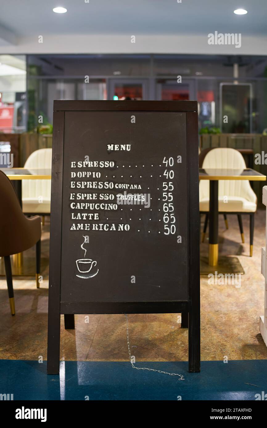 Drink prices offer hi-res stock photography and images - Alamy