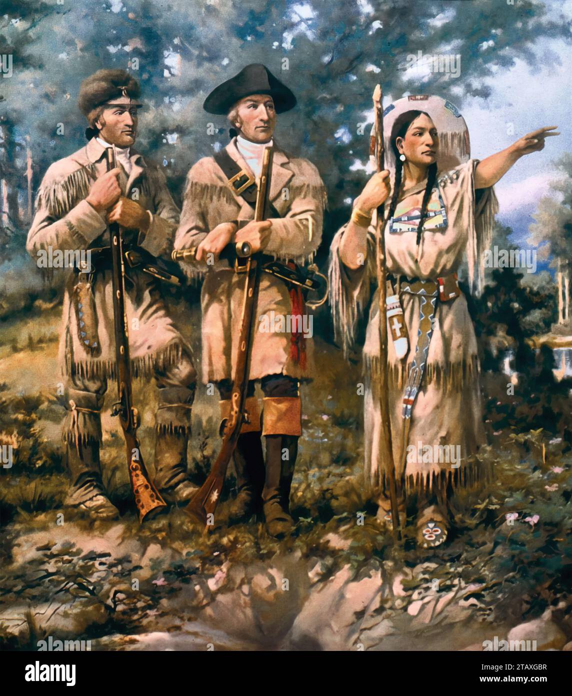 Sacagawea hi-res stock photography and images - Alamy