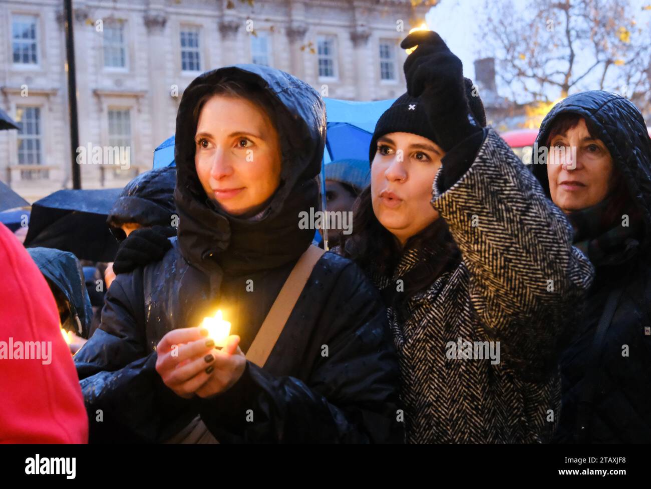 Whitehall, London, UK. 3rd Dec 2023. Together for Humanity holds a ...