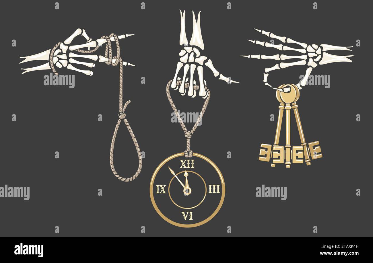 Cartoon skeleton hand hi-res stock photography and images - Alamy