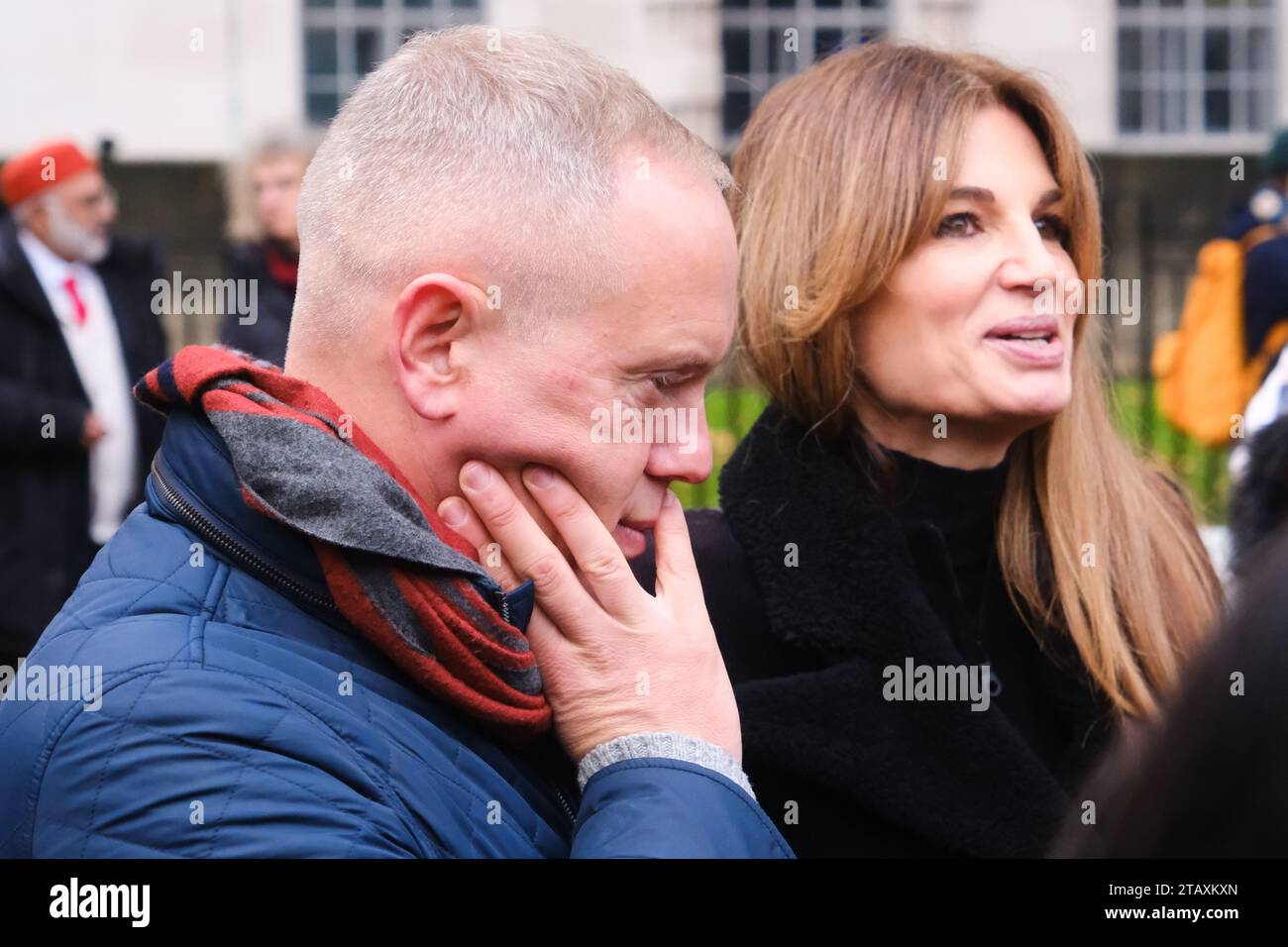 Whitehall, London, UK. 3rd Dec 2023. Together for Humanity holds a ...