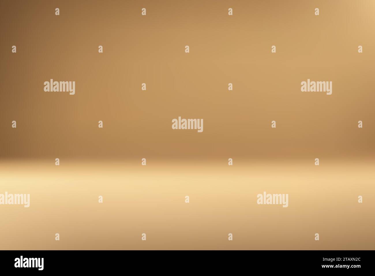 Luxury gold studio room background with spotlights, Template mockup for ...