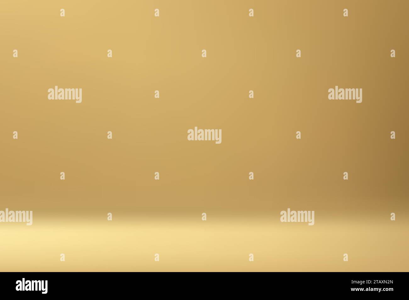 Luxury gold studio room background with spotlights, Template mockup for ...