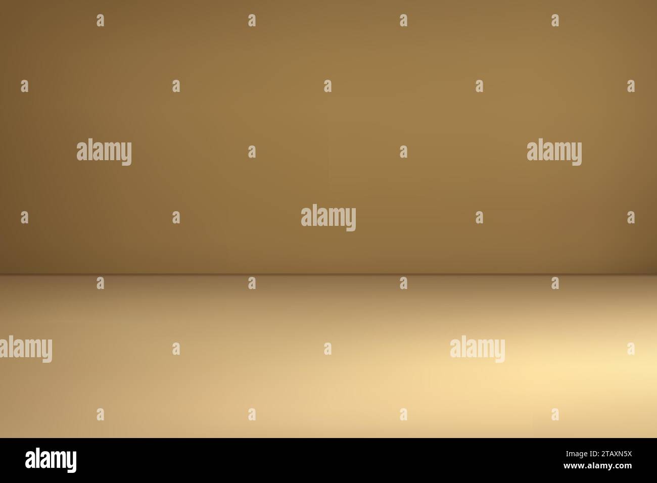 Luxury gold studio room background with spotlights, Template mockup for ...