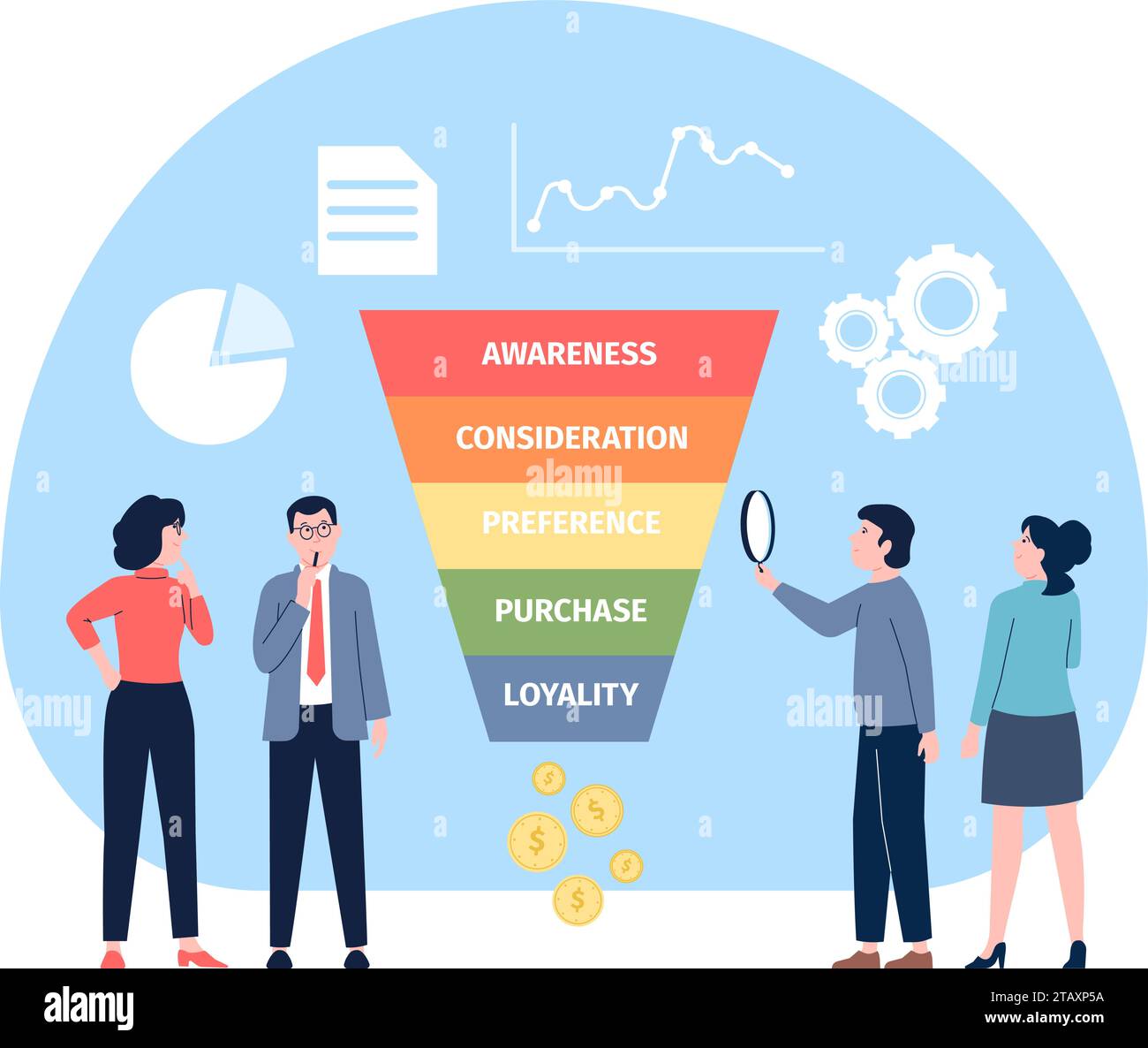 Funnel pyramid hi-res stock photography and images - Alamy
