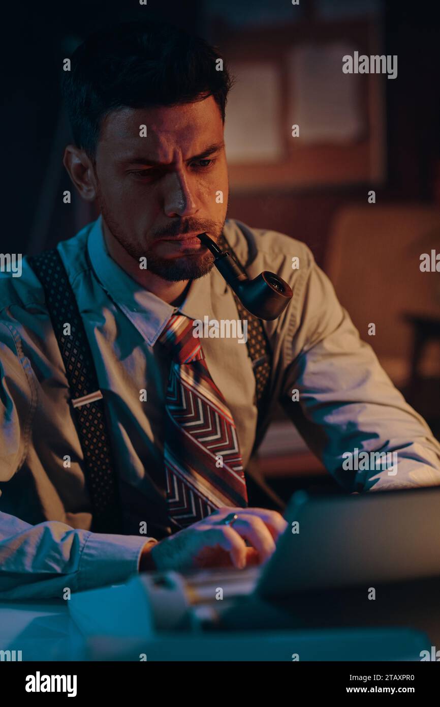 Pipe writer hi-res stock photography and images - Alamy