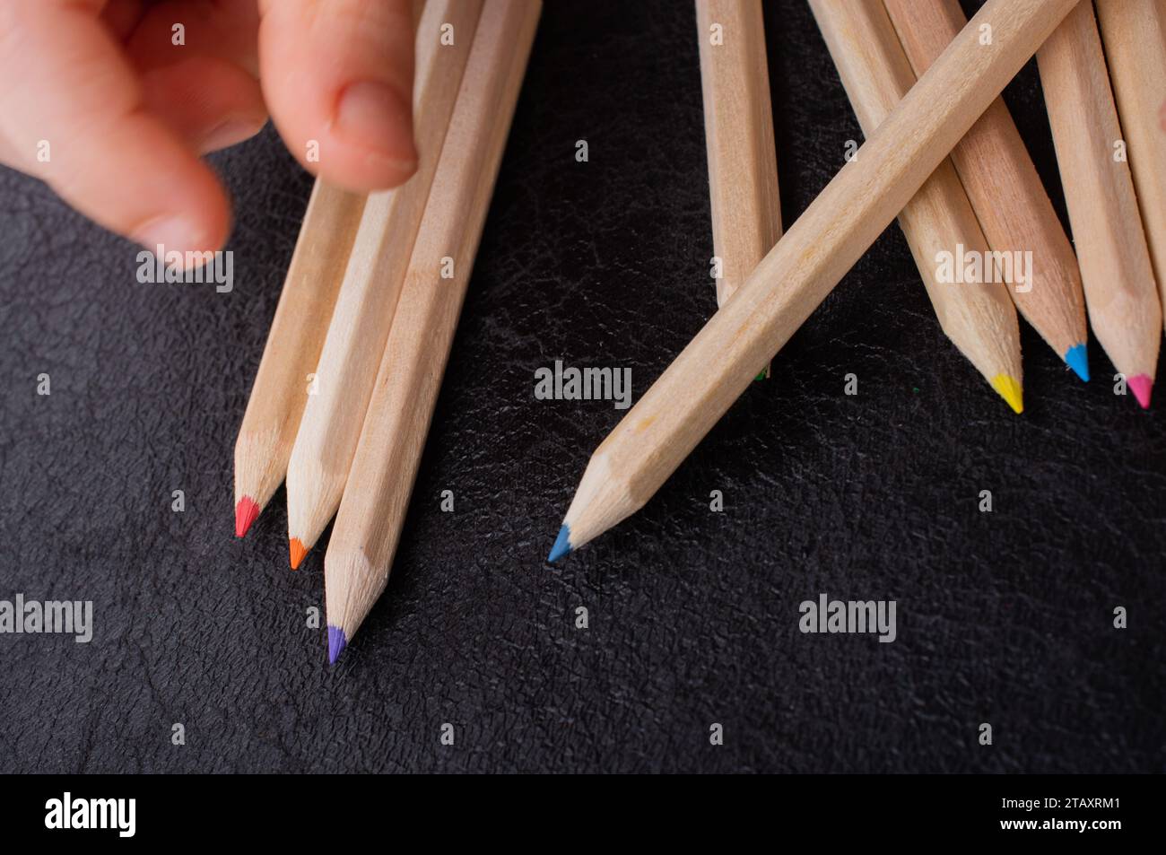 Variety of colors vector set of colored pencils. Drawing and painting ...