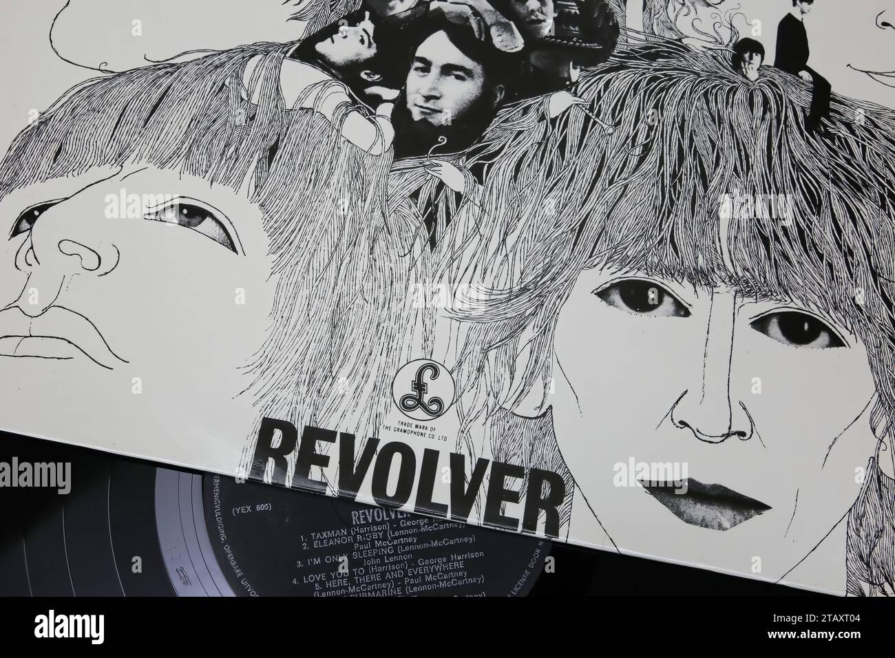 Viersen, Germany - June 9. 2023: Closeup of vinyl record album cover ...