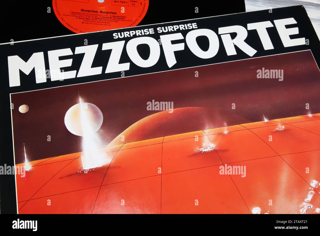 Viersen, Germany - June 9. 2023: Closeup of vinyl record album cover of ...