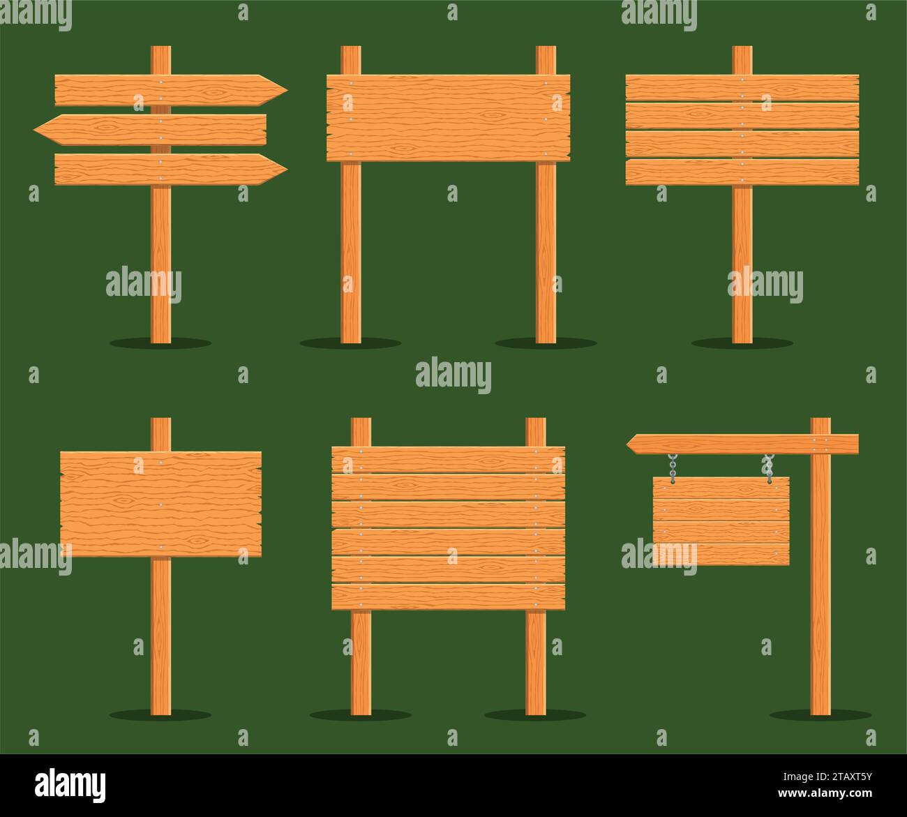 Wood street green Stock Vector Images - Alamy