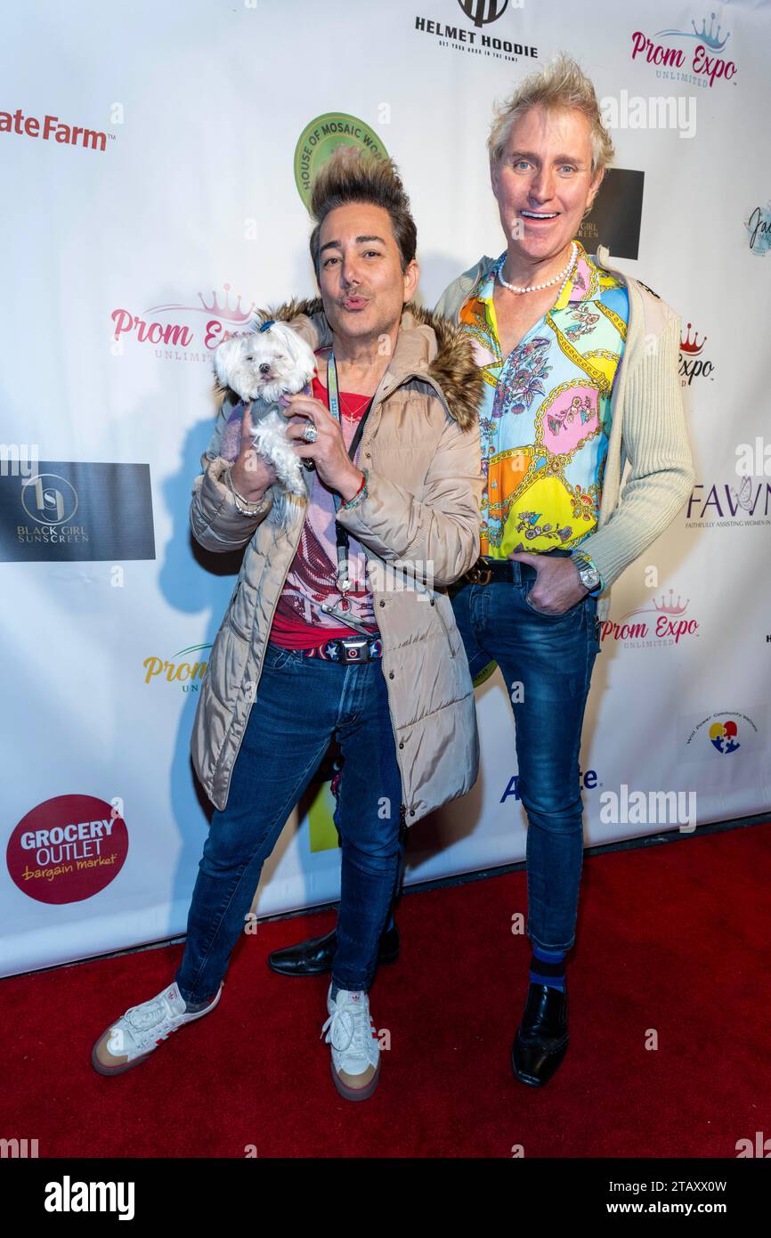 Los Angeles, USA. 02nd Dec, 2023. Pol and Patrick (Gown and out Beverly ...