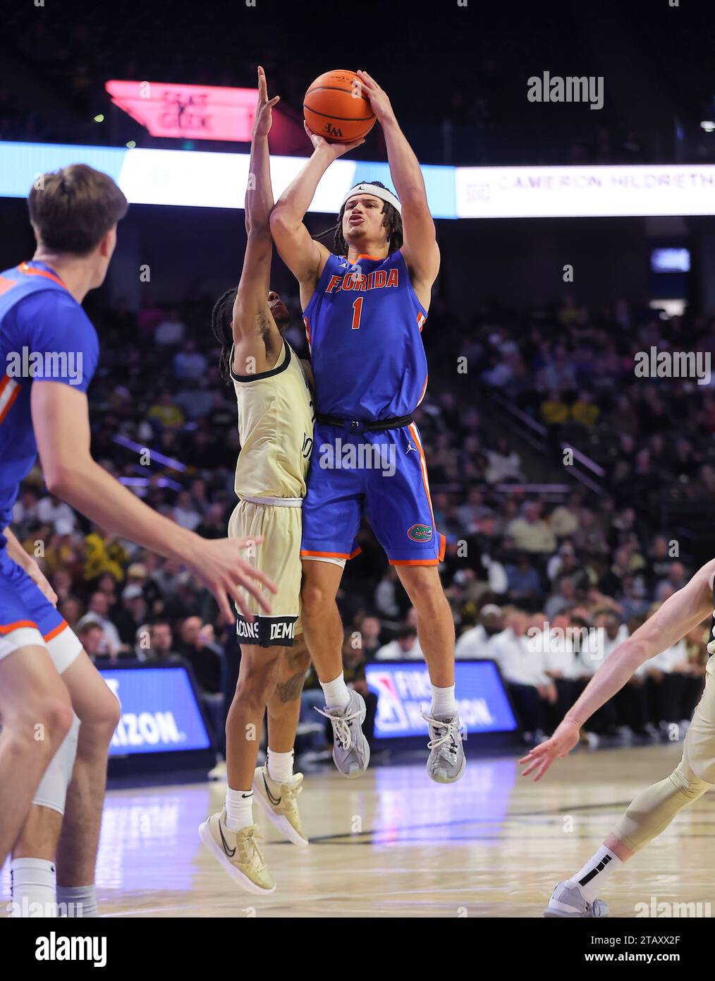 November 29, 2023: University of Florida junior Walter Clayton Jr. (1 ...