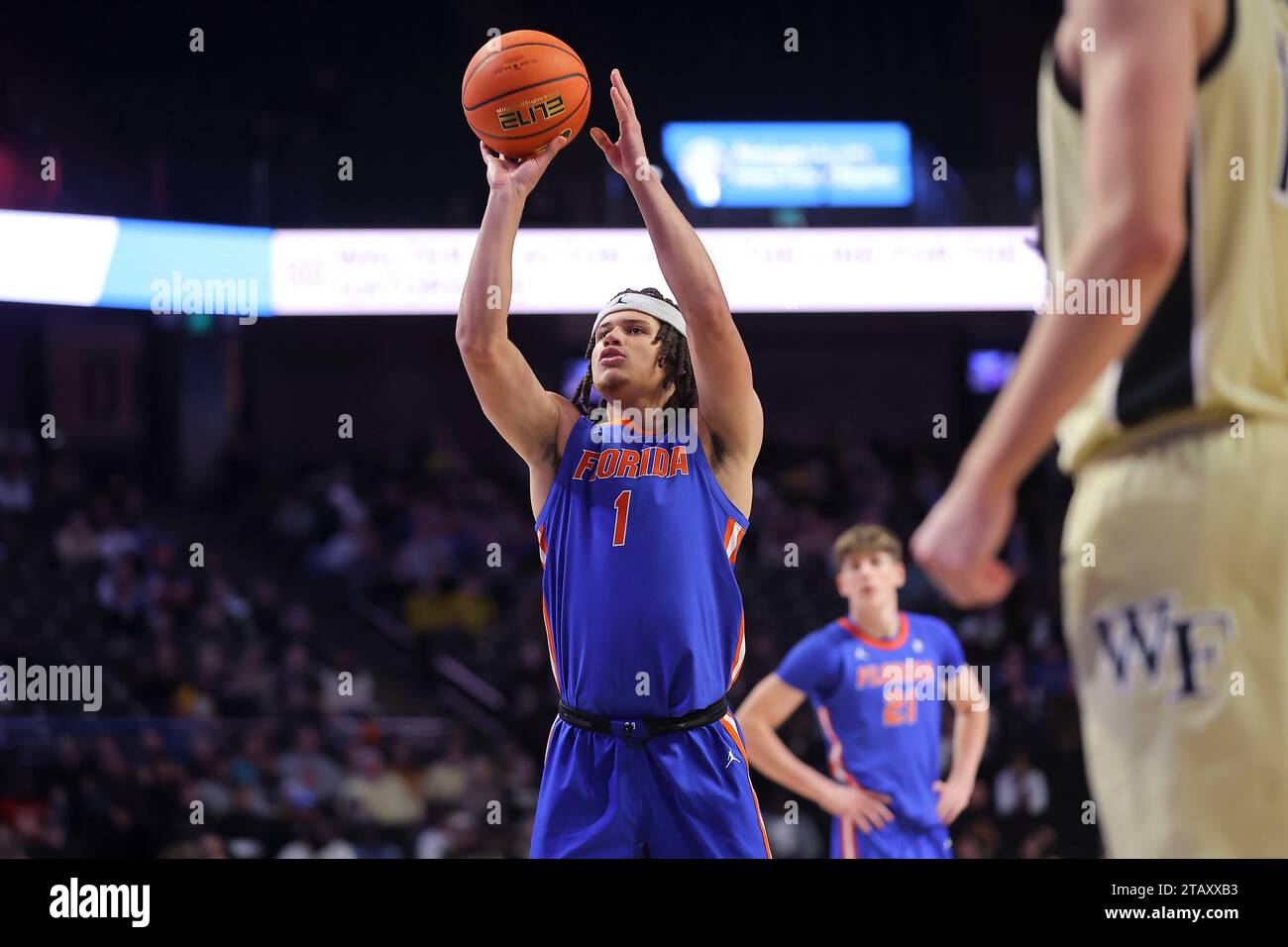 November 29, 2023: University of Florida junior Walter Clayton Jr. (1 ...