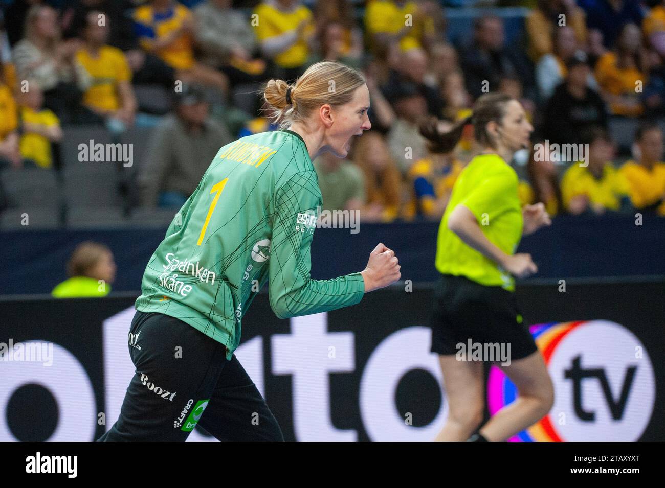 Gothenburg, Sweden. 3rd Dec 2023. goalkeeper Johanna Bundsen of Sweden ...