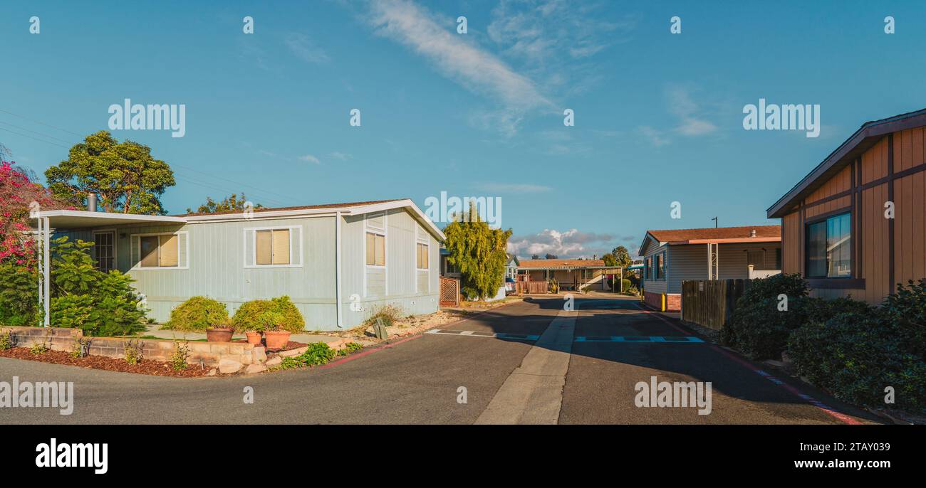 Mobile home park, age-restricted (55+) community in small beach town in ...
