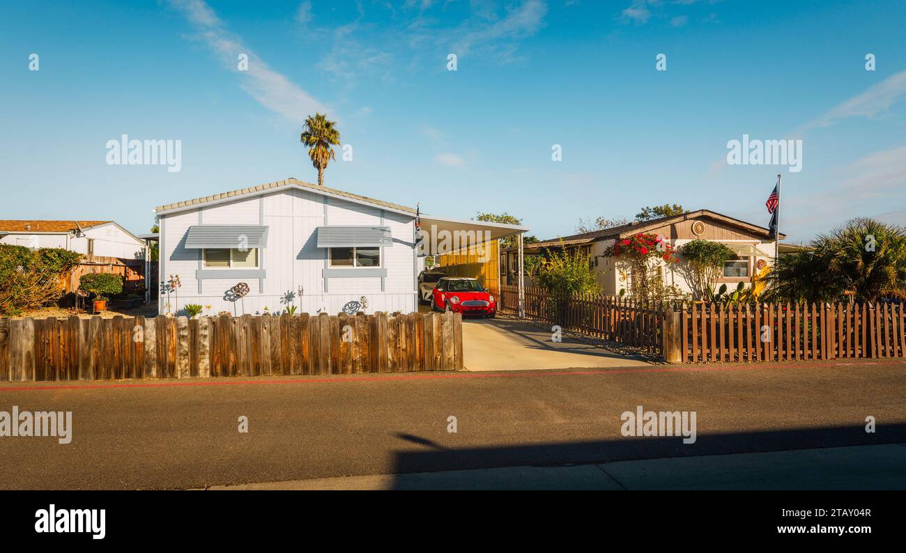 Mobile home park, age-restricted (55+) community in small beach town in ...