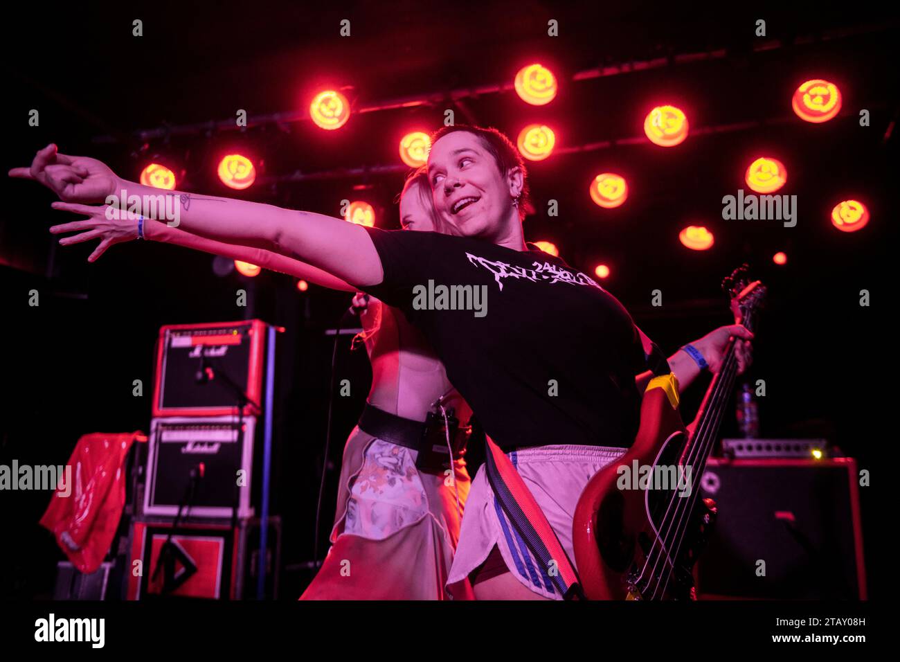 Dream Wife performing at Sala Razzmatazz 3, Barcelona 27 Nov. 2023 ...