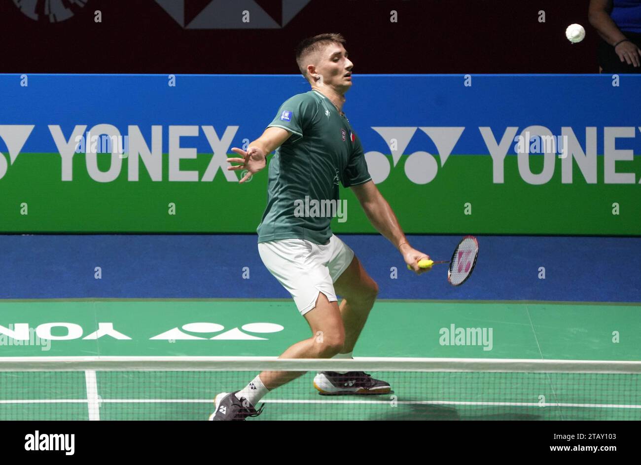 Christo Popov of France during the Yonex Internationaux de France 2023 ...