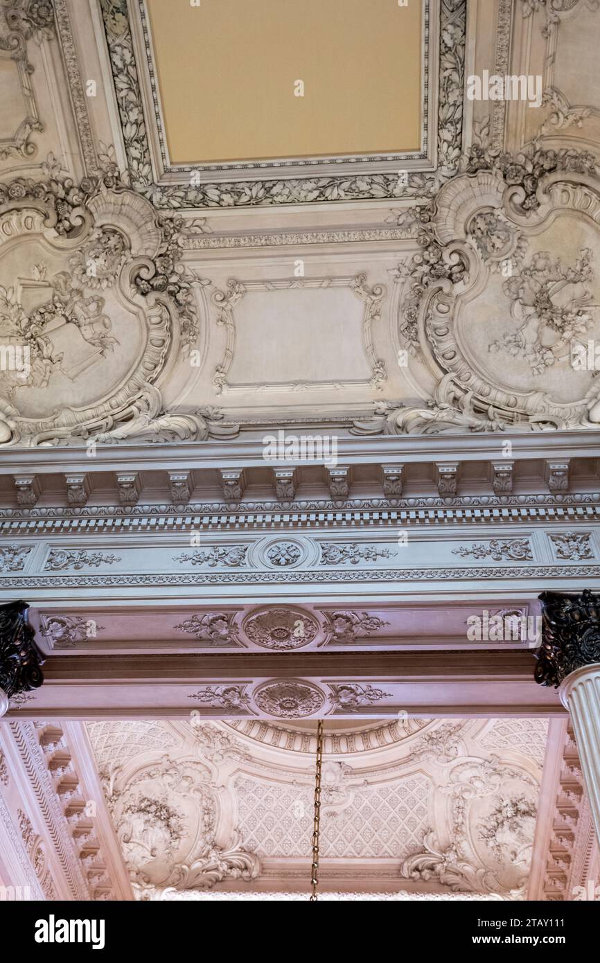 Argentina, Buenos Aires. The Teatro Colón, historic opera house is ...
