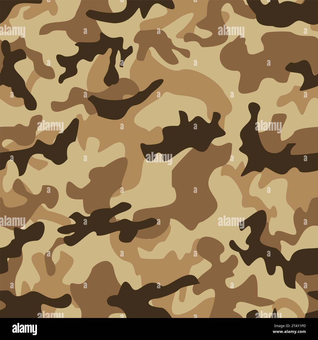 Camouflage military background seamless pattern. Vector illustration ...
