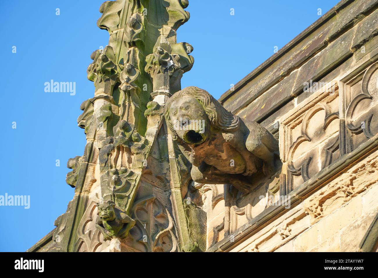 Stone gargoyle on victorian hi-res stock photography and images - Alamy