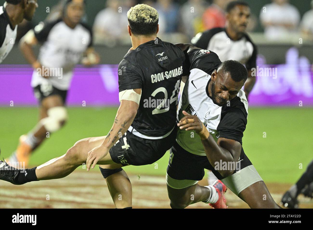 DUBAI, UAE, 3rd December 2023. Action from the 2023 Emirates Dubai ...