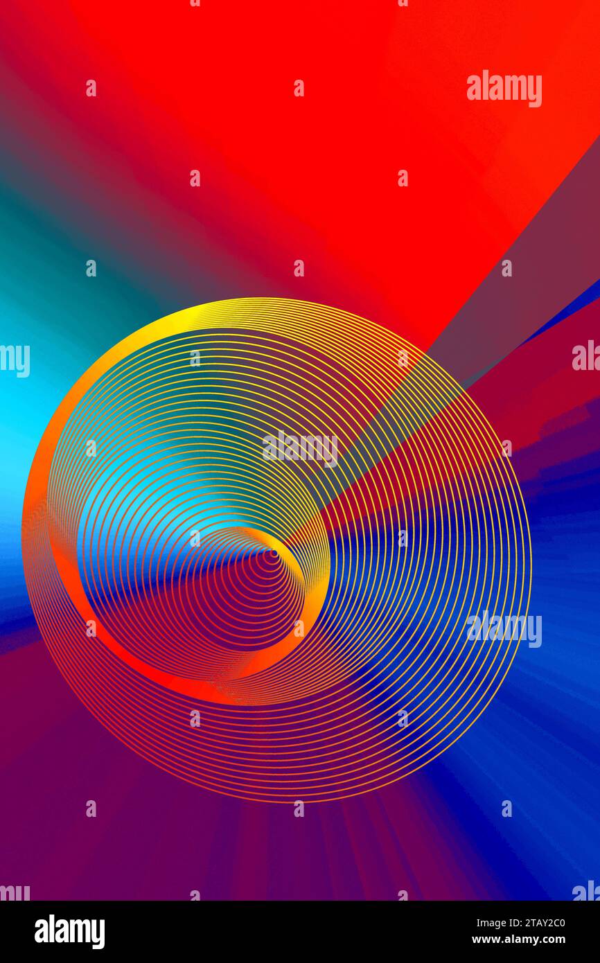 Colorful spiral lines background pattern Stock Photo - Alamy