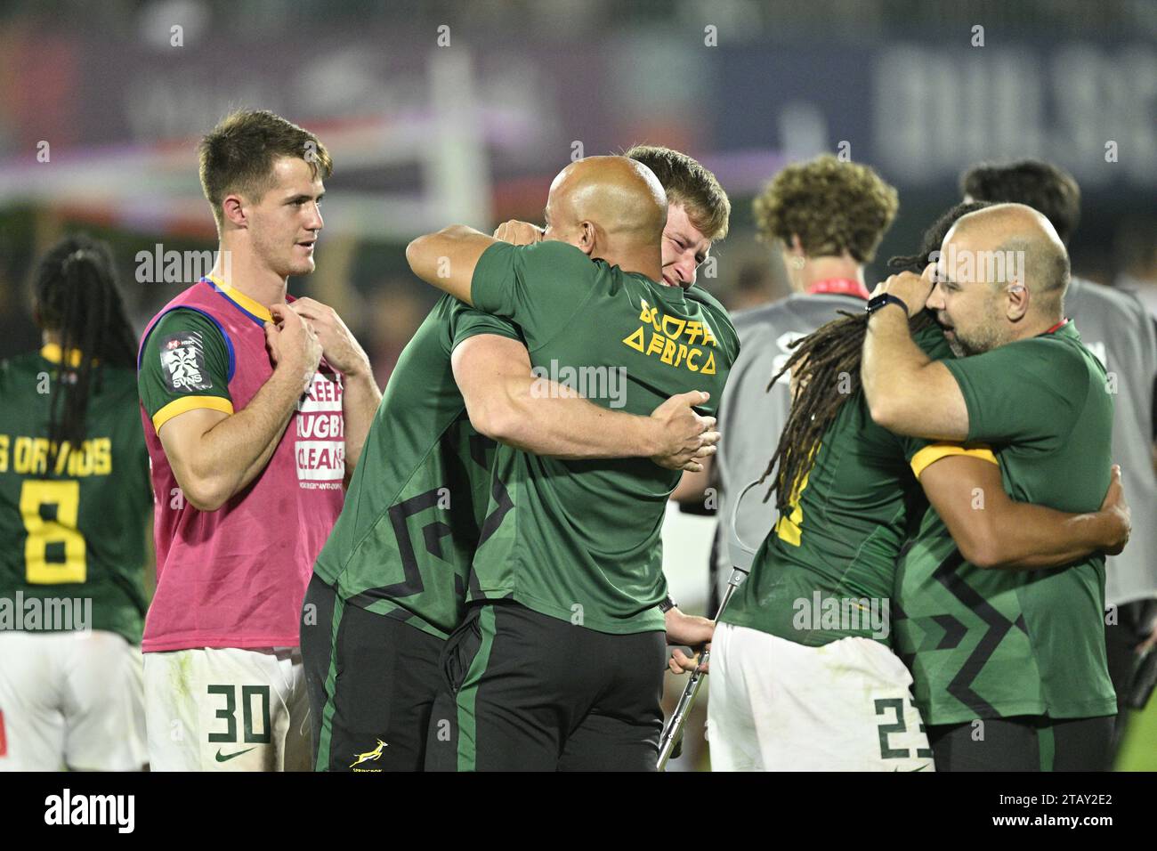 DUBAI, UAE, 3rd December 2023. Action from the 2023 Emirates Dubai ...