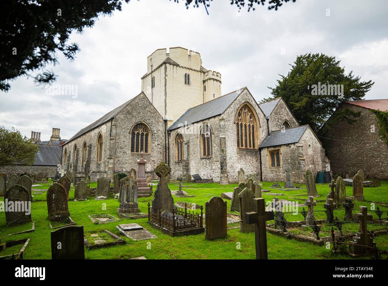 Views around the Welsh market town of Cowbridge in the Vale of ...