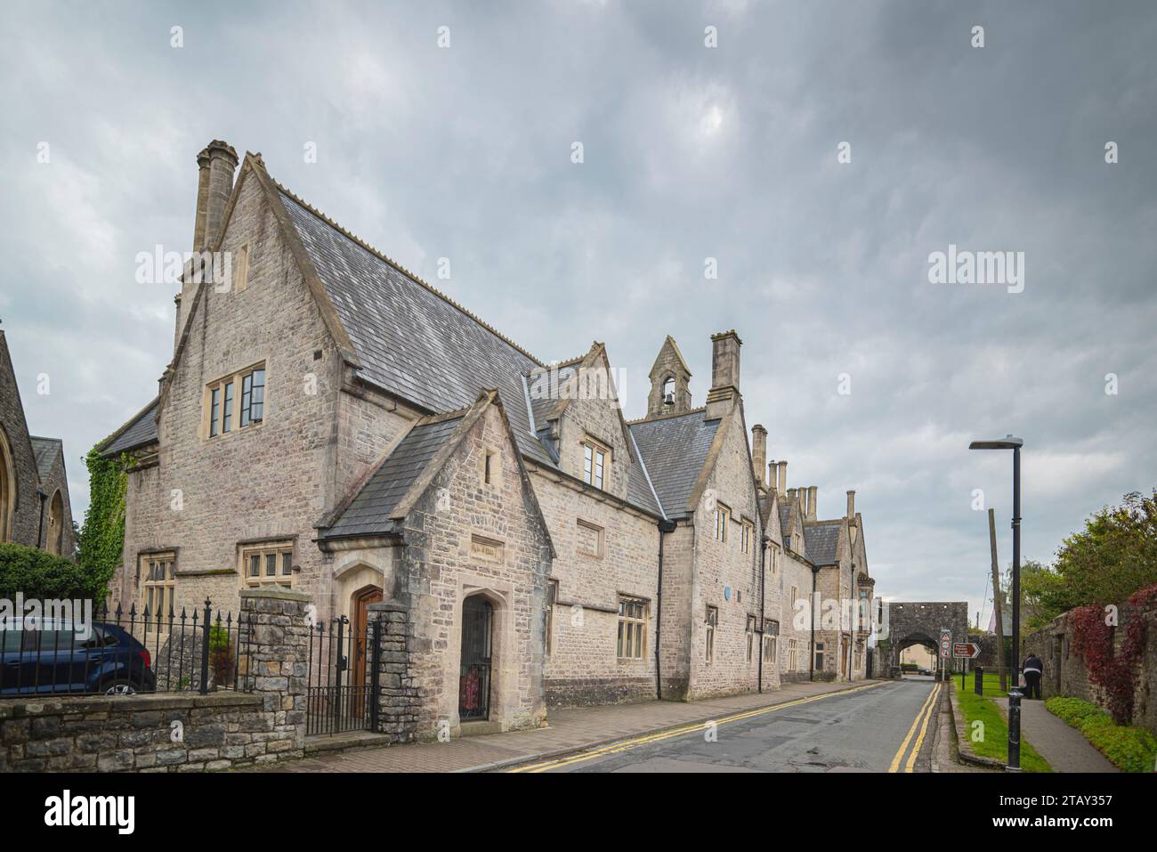 Views around the Welsh market town of Cowbridge in the Vale of ...