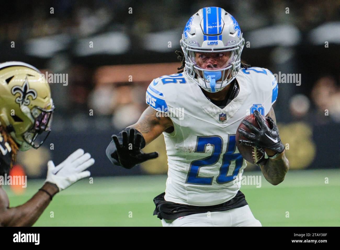 New Orleans, Louisiana, USA. 3rd Dec, 2023. (left to right) New Orleans ...