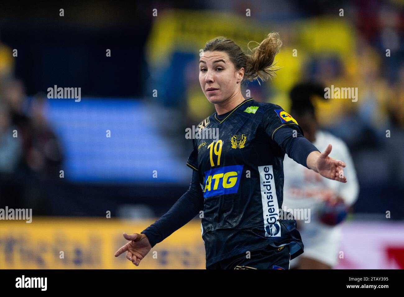 Anna Lagerquist of, Sweden. , . during the IHF Women's World Championship handball match between ...