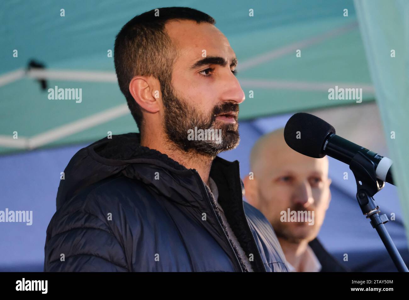 Whitehall, London, UK. 3rd Dec 2023. Together for Humanity holds a ...