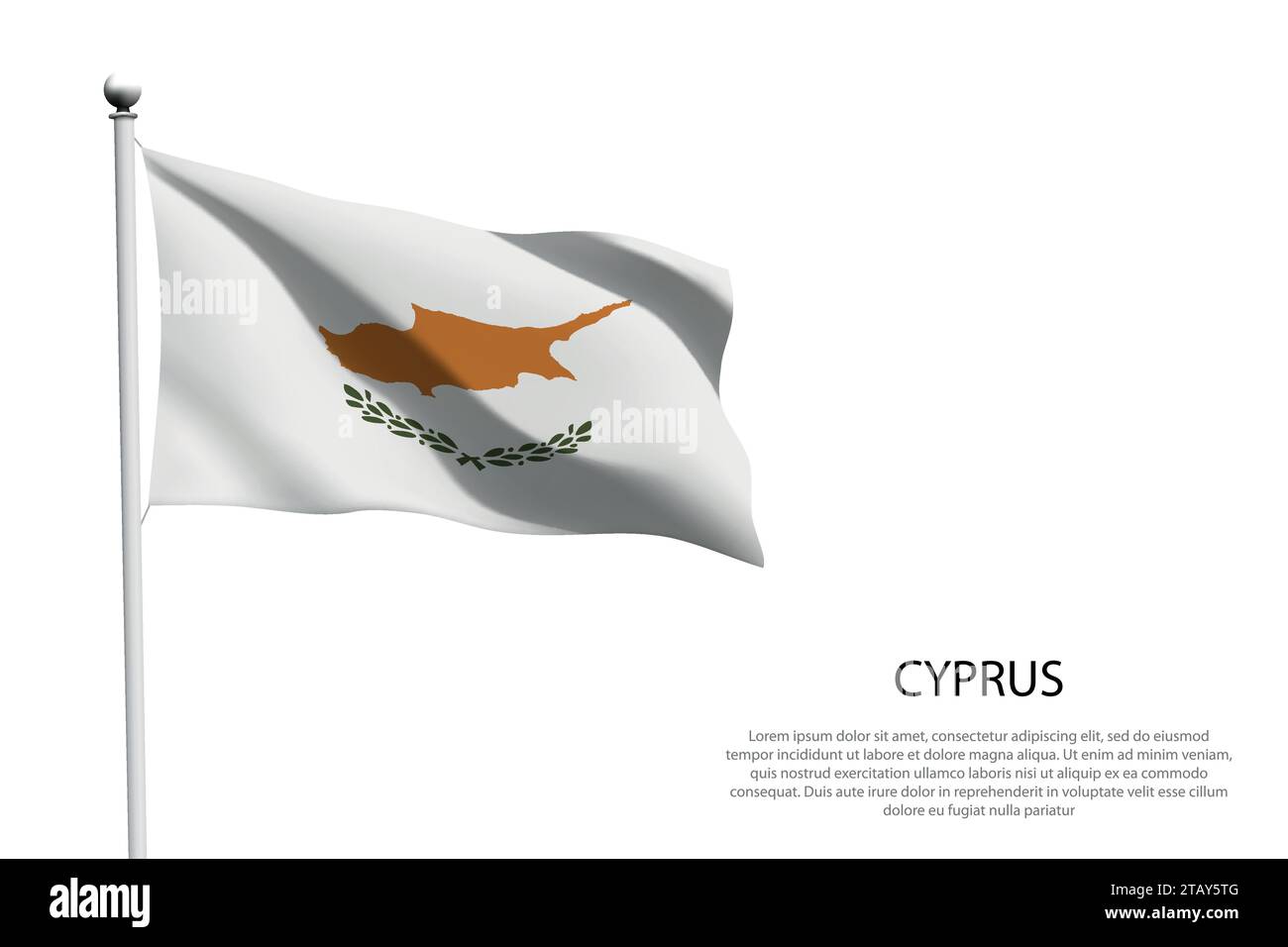 Flag cyprus Stock Vector Images - Alamy