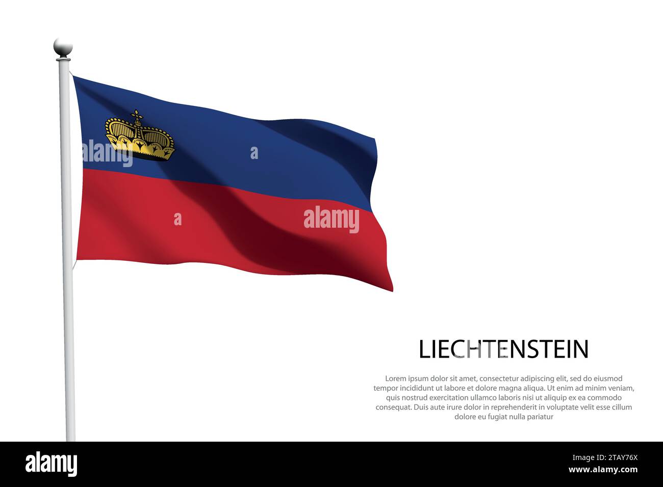 White liechtenstein flag Stock Vector Images - Alamy