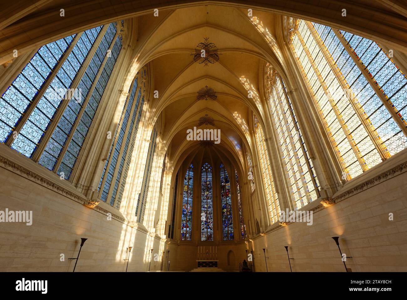 The Sainte-Chapelle is a Gothic royal chapel within the fortifications ...