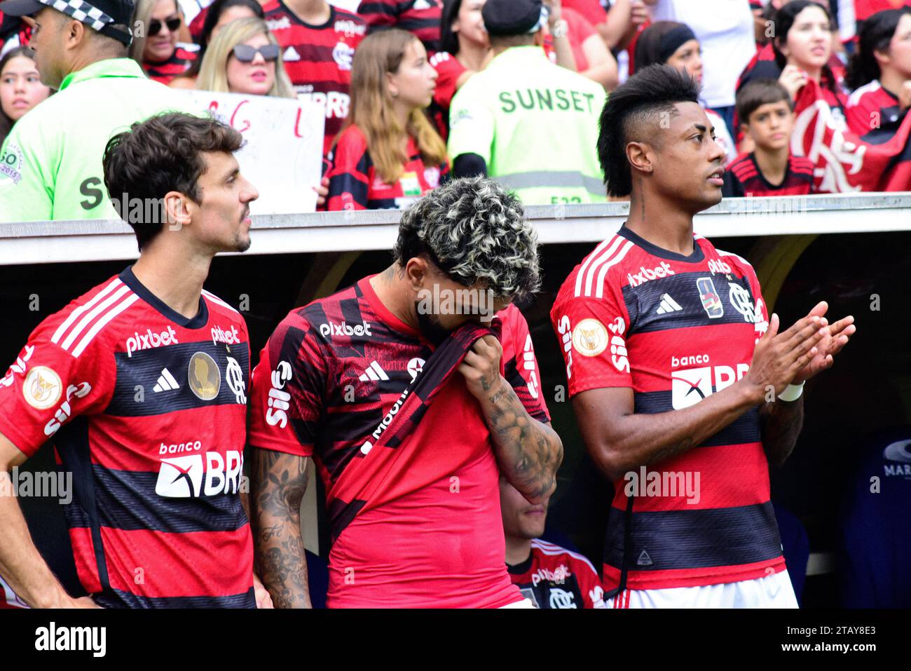 Rio De Janeiro, Brazil. 03rd Dec, 2023. striker Gabriel Barbosa moved ...