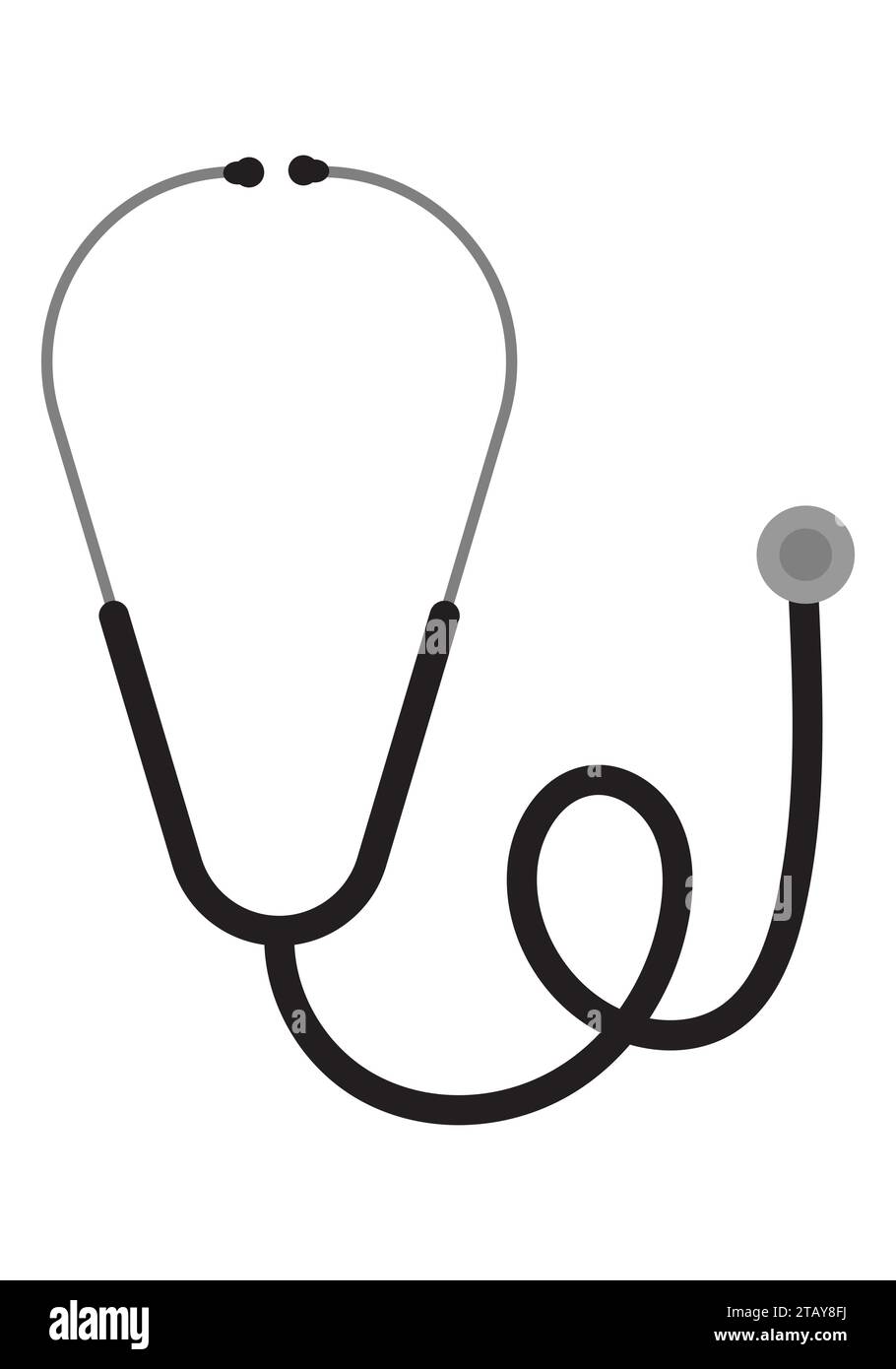 Cardiac stethoscope Stock Vector Images - Alamy