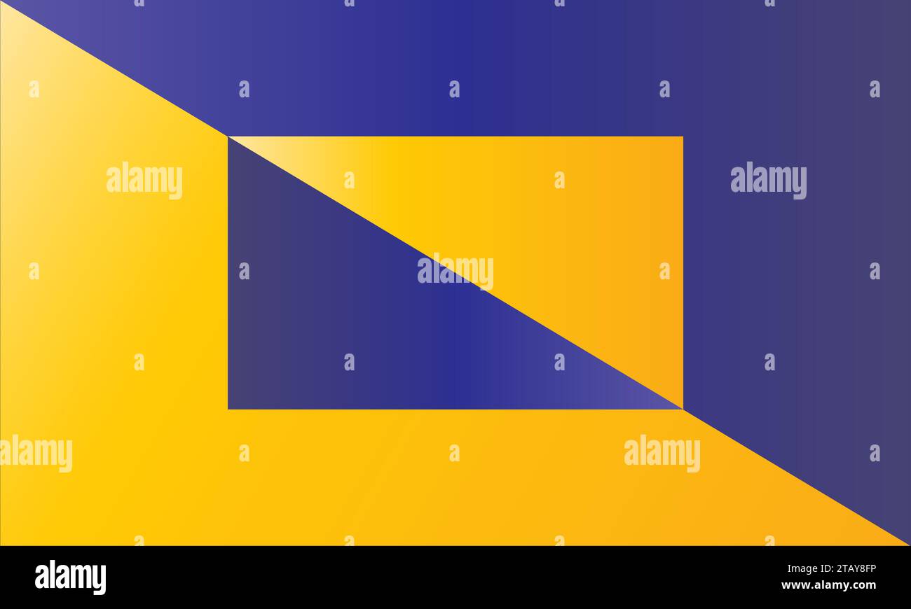 yellow and blue themed rectangle shape background Stock Vector Image & Art - Alamy