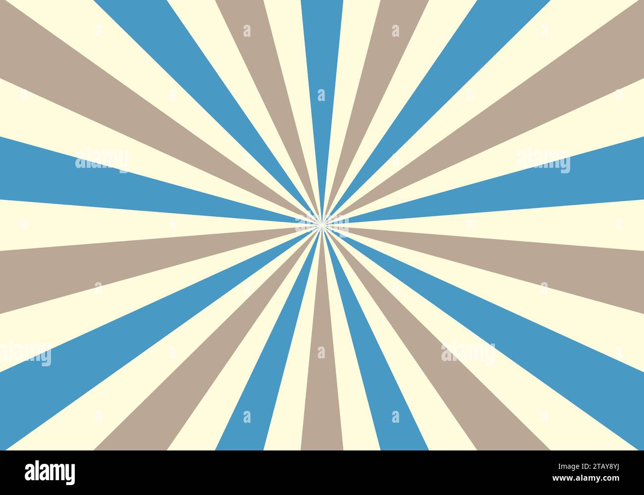 vintage retro sun burst background with colourful stripes and rays ...