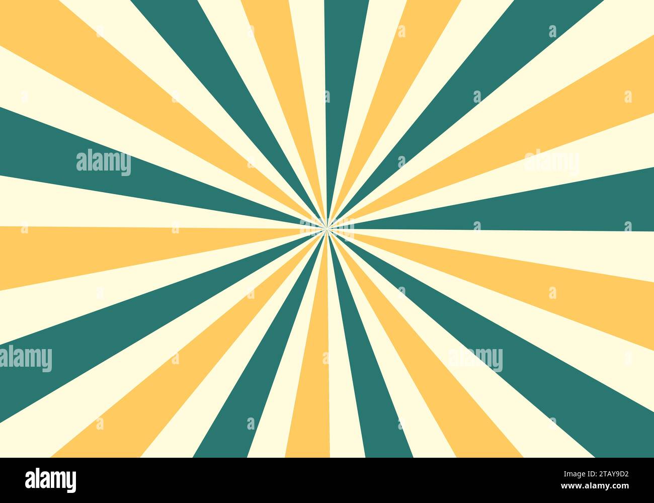 colourful retro sun burst background with stripes and rays vector Stock ...