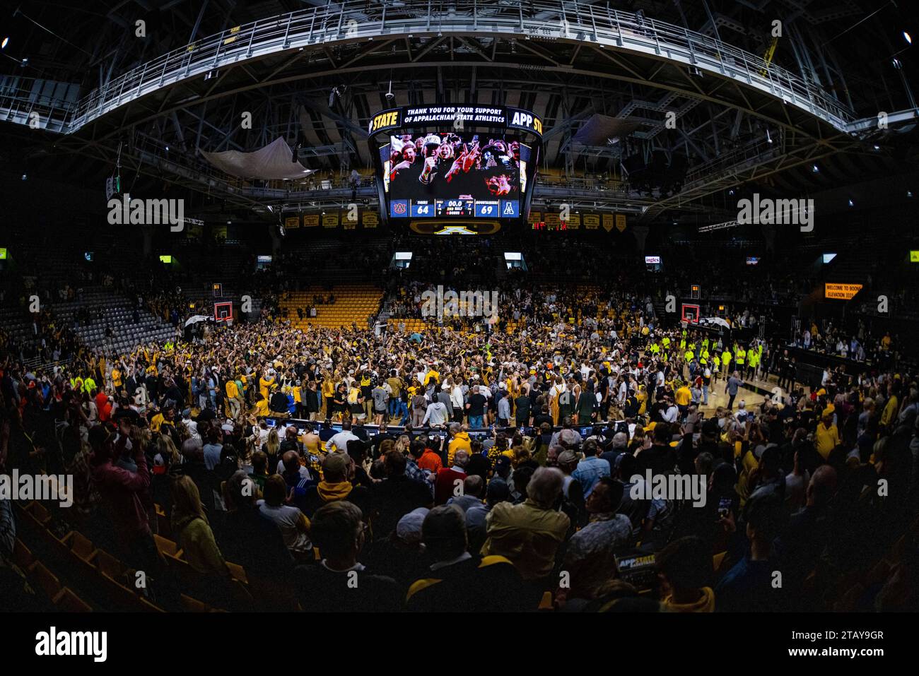 Boone, NC, USA. 3rd Dec, 2023. Appalachian State Mountaineers students ...