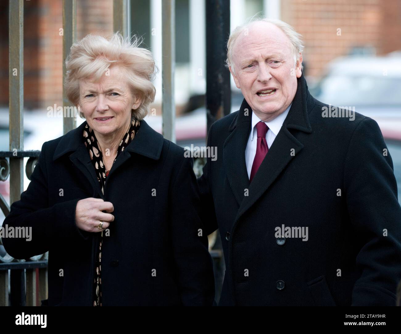 Michael Foot Funeral Golders Green CrematoriumNorth London Neil Kinnock ...
