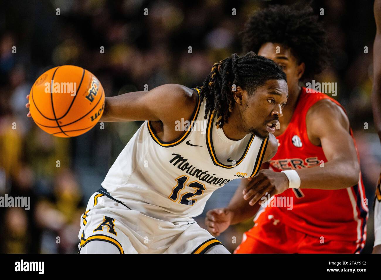 Boone, NC, USA. 3rd Dec, 2023. Appalachian State Mountaineers guard ...