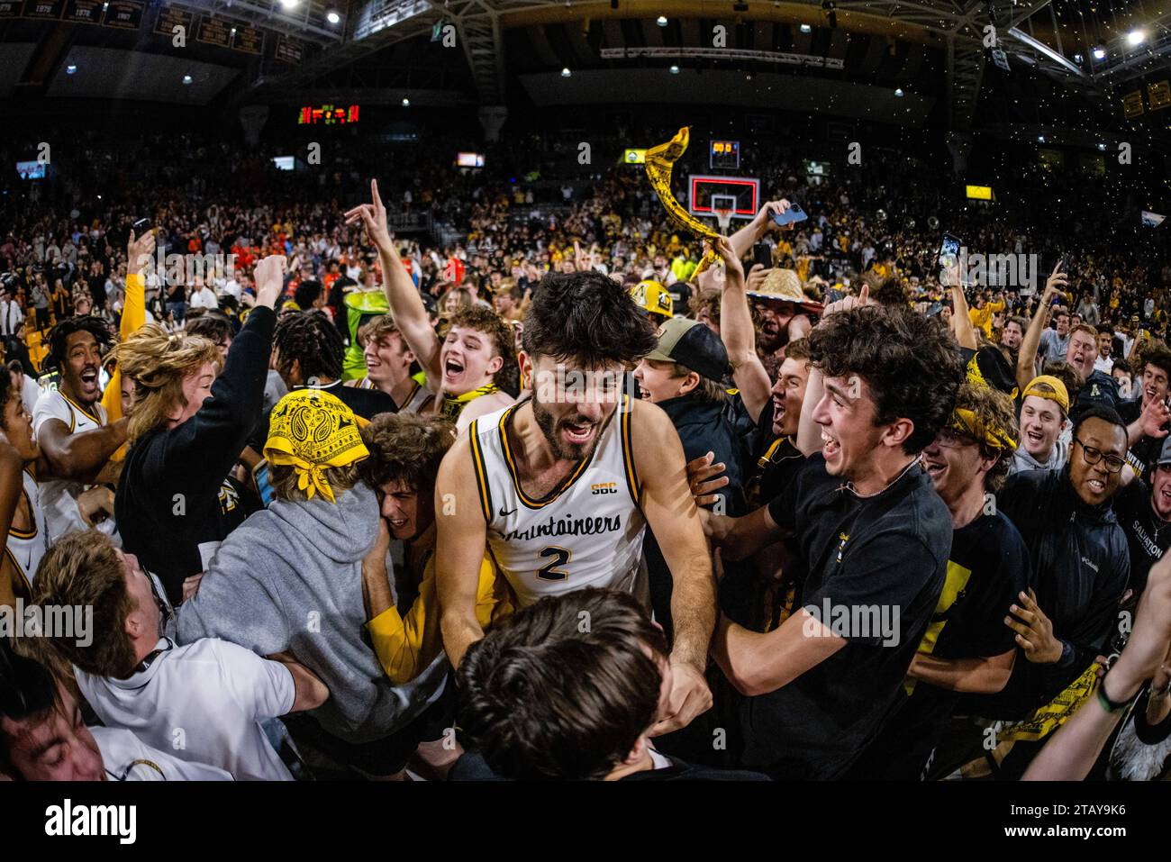 Boone, NC, USA. 3rd Dec, 2023. Appalachian State Mountaineers forward ...