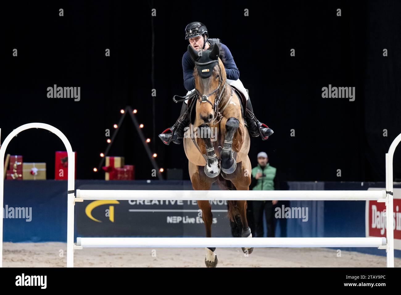 Stockholm, Stockholm, Sweden. 3rd Dec, 2023. BEL Cyril Gavrilovic with ...