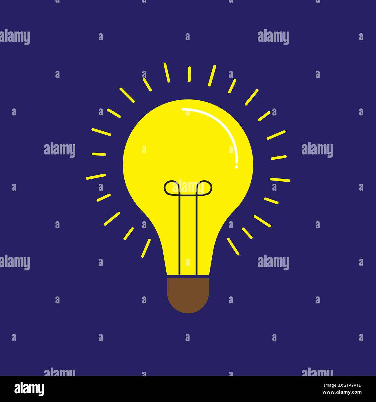 Intelligent bulb Stock Vector Images - Alamy