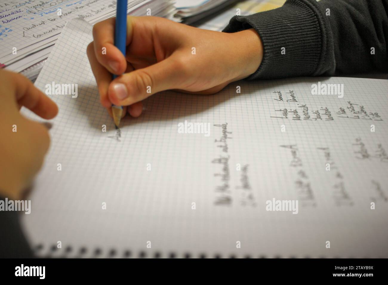 Concentration kid hi-res stock photography and images - Alamy